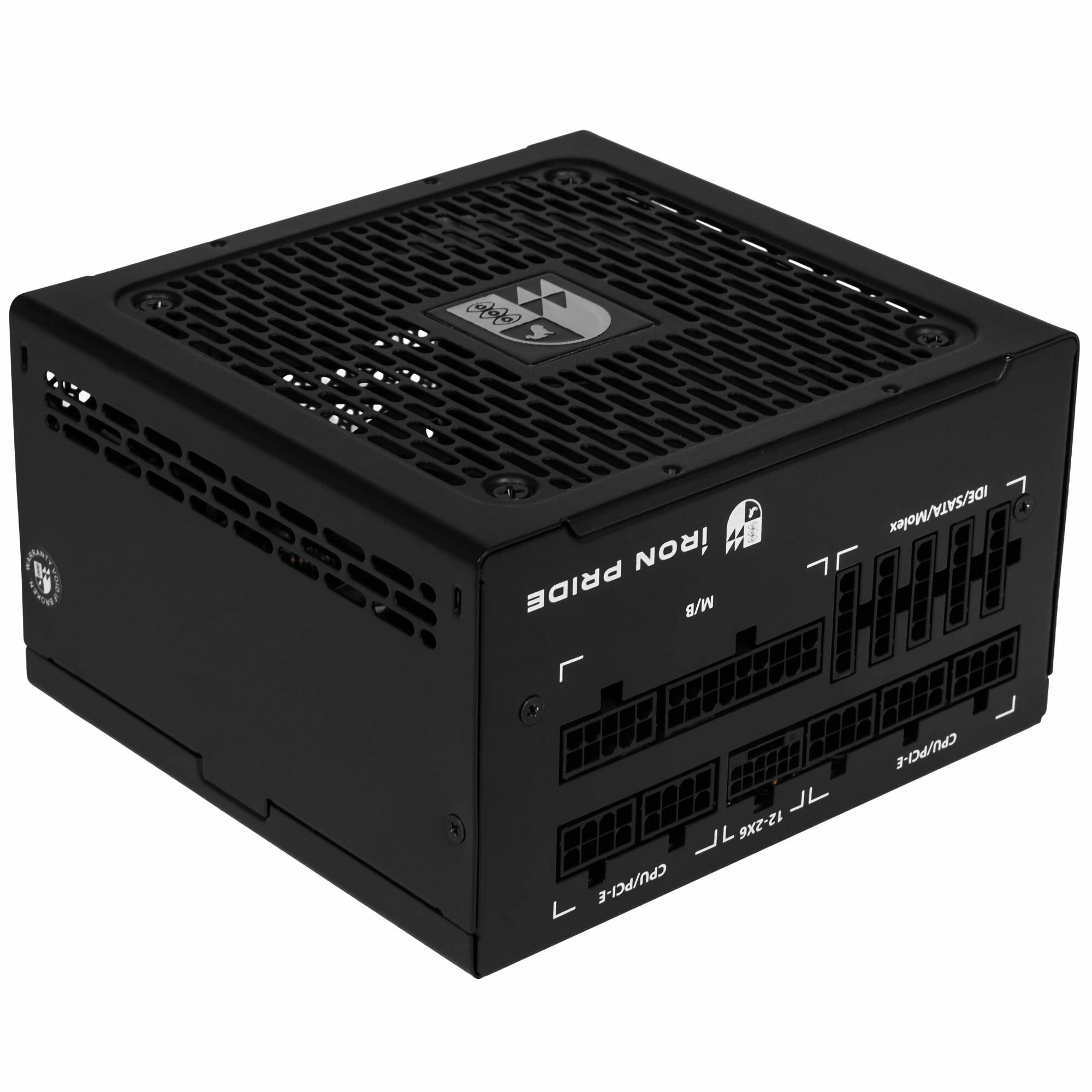 Блок питания Iron Pride Creator 850W 80 Plus Gold (УФ-20250031) черный - ATX 20+4 пин, 4 pin + 4 pin x2 CPU, 5 SATA, 4 x 6+2 pin, 12vhpwr (12+4pin) PCI-E
