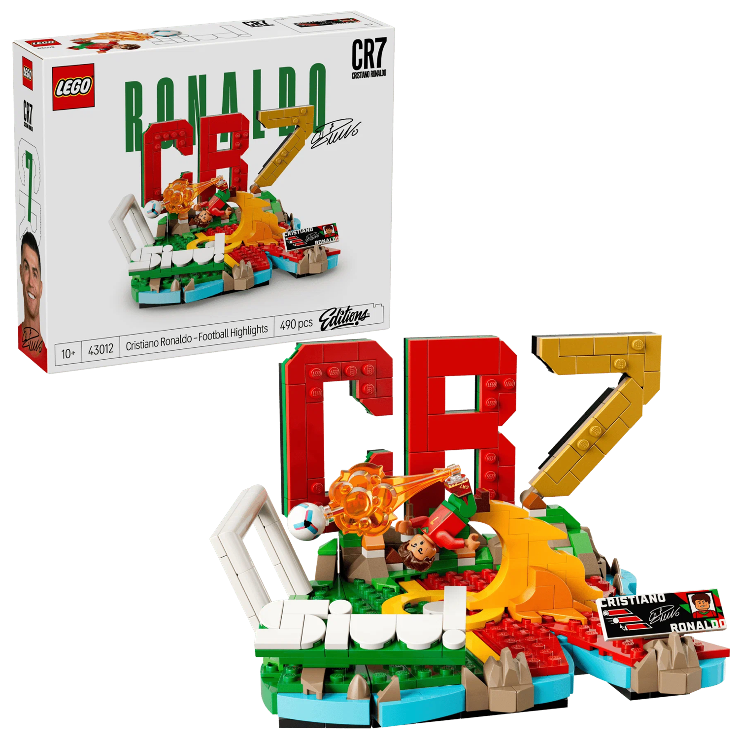 Конструктор LEGO Editions 43012 Криштиану Роналду: Футбольные моменты, 490 дет.