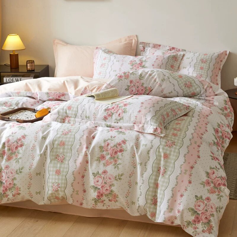 Комплект постельного белья Herrani Home Textiles класса А из утолщенного хлопка с начесом, четыре предмета, 100%