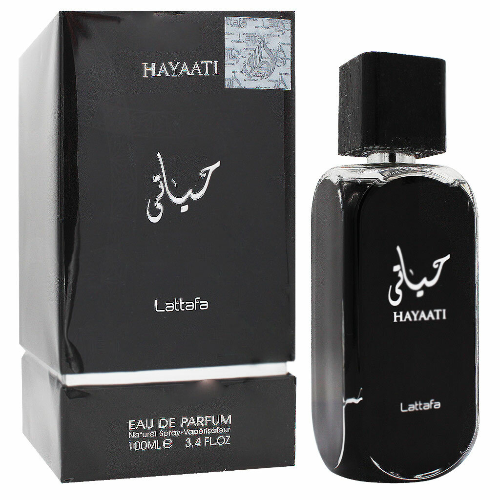 Парфюмерная вода Lattafa "Hayati", древесный, акватический, мускусный аромат, 100мл