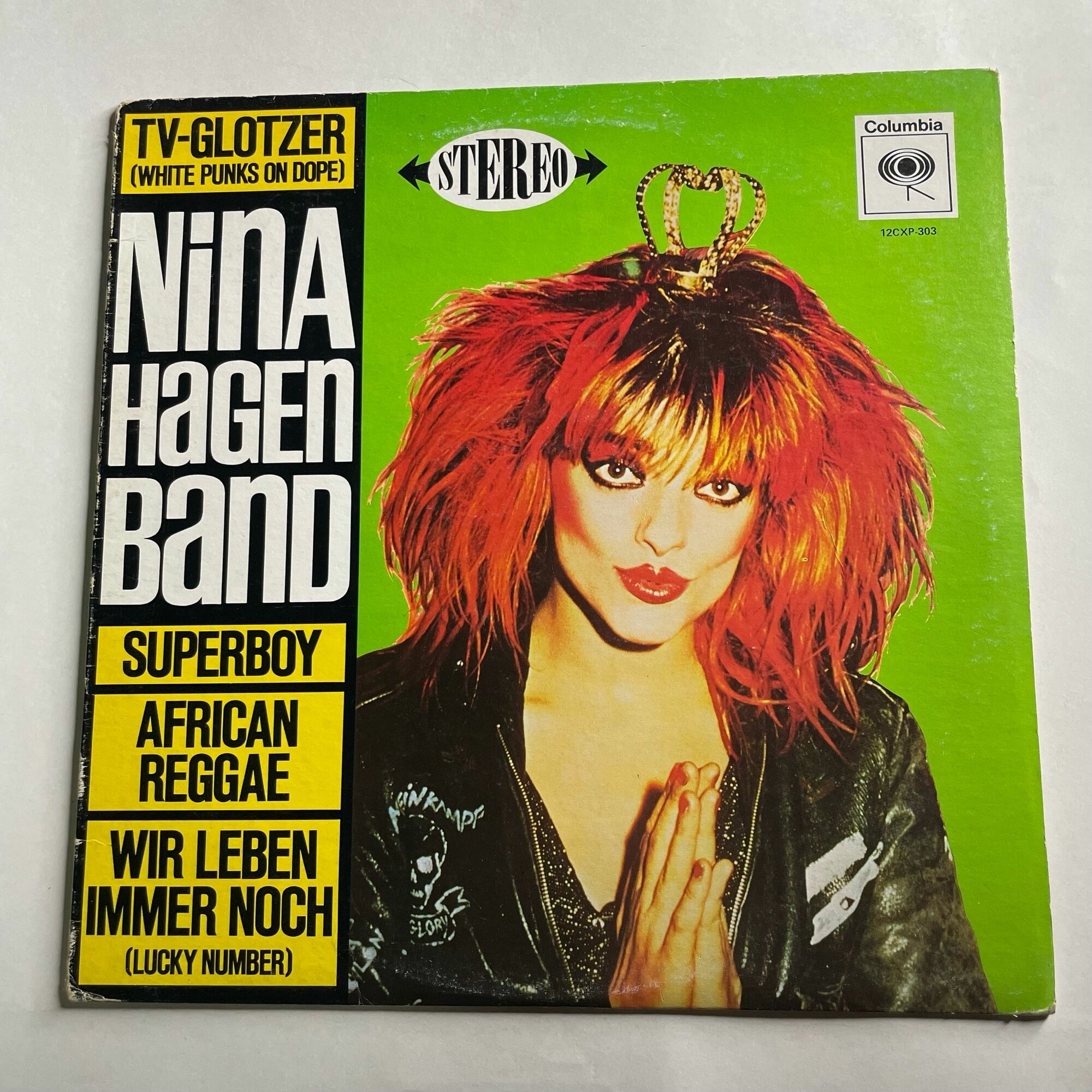 Винтажная виниловая пластинка LP Nina Hagen Band (Канада 1980)