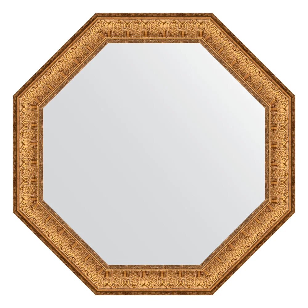 Зеркало Evoform Octagon BY 7325 68 68 см, в бронзовой раме, зеркало настенное в ванную