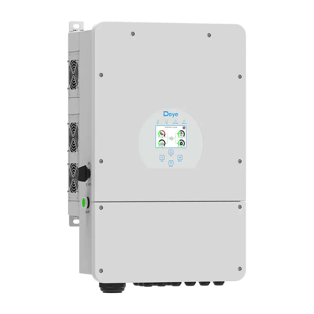 Гибридный солнечный инвертор DEYE SUN-12K-SG02LP1-EU-AM3-P 1 фаза 3 MPPT