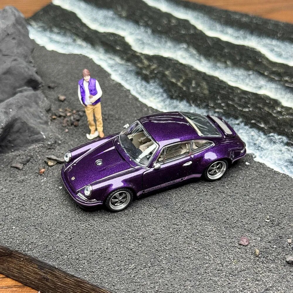 Машинка Zincit 1:64 Porsche 911 964 singer Coupe