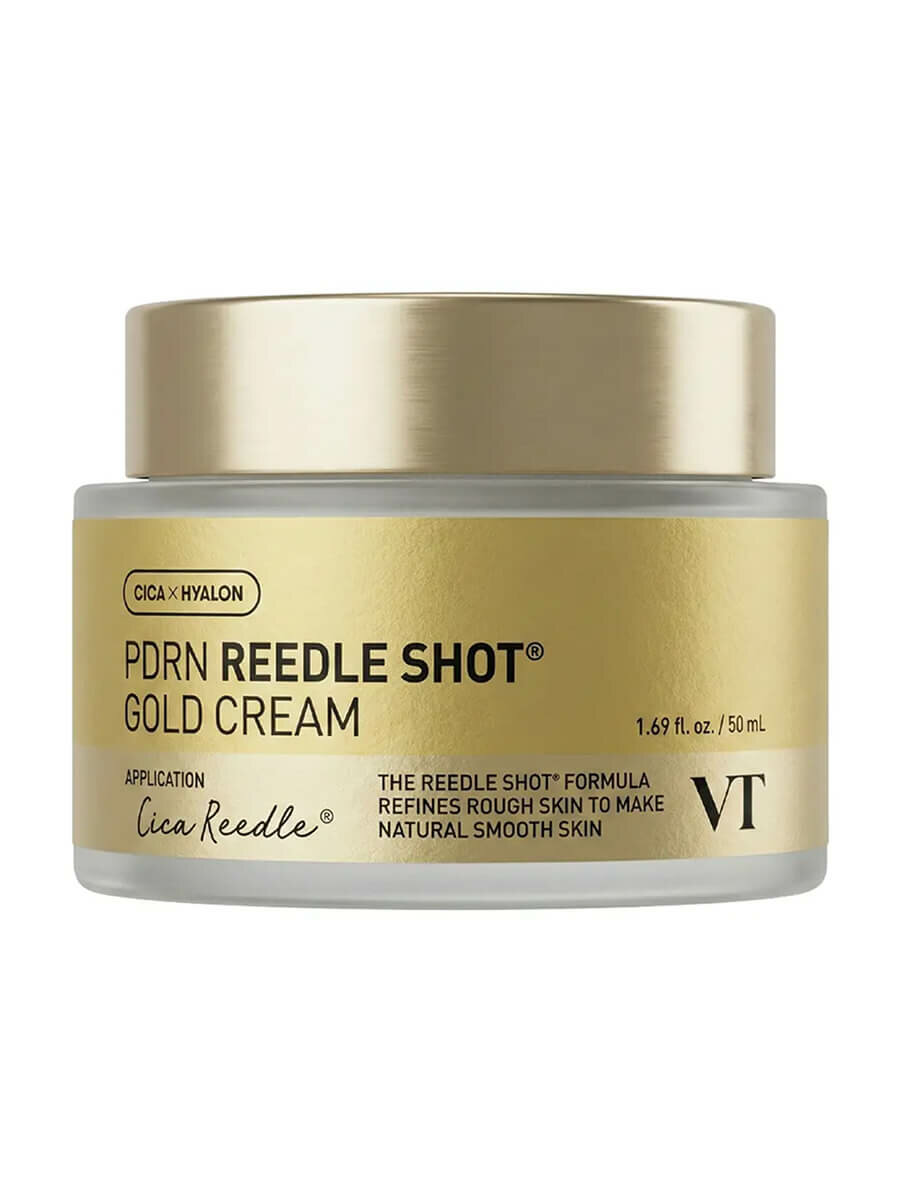 Антивозрастной крем с PDRN и золотом PDRN Reedle Shot Gold Cream, 50 мл, VT Cosmetics