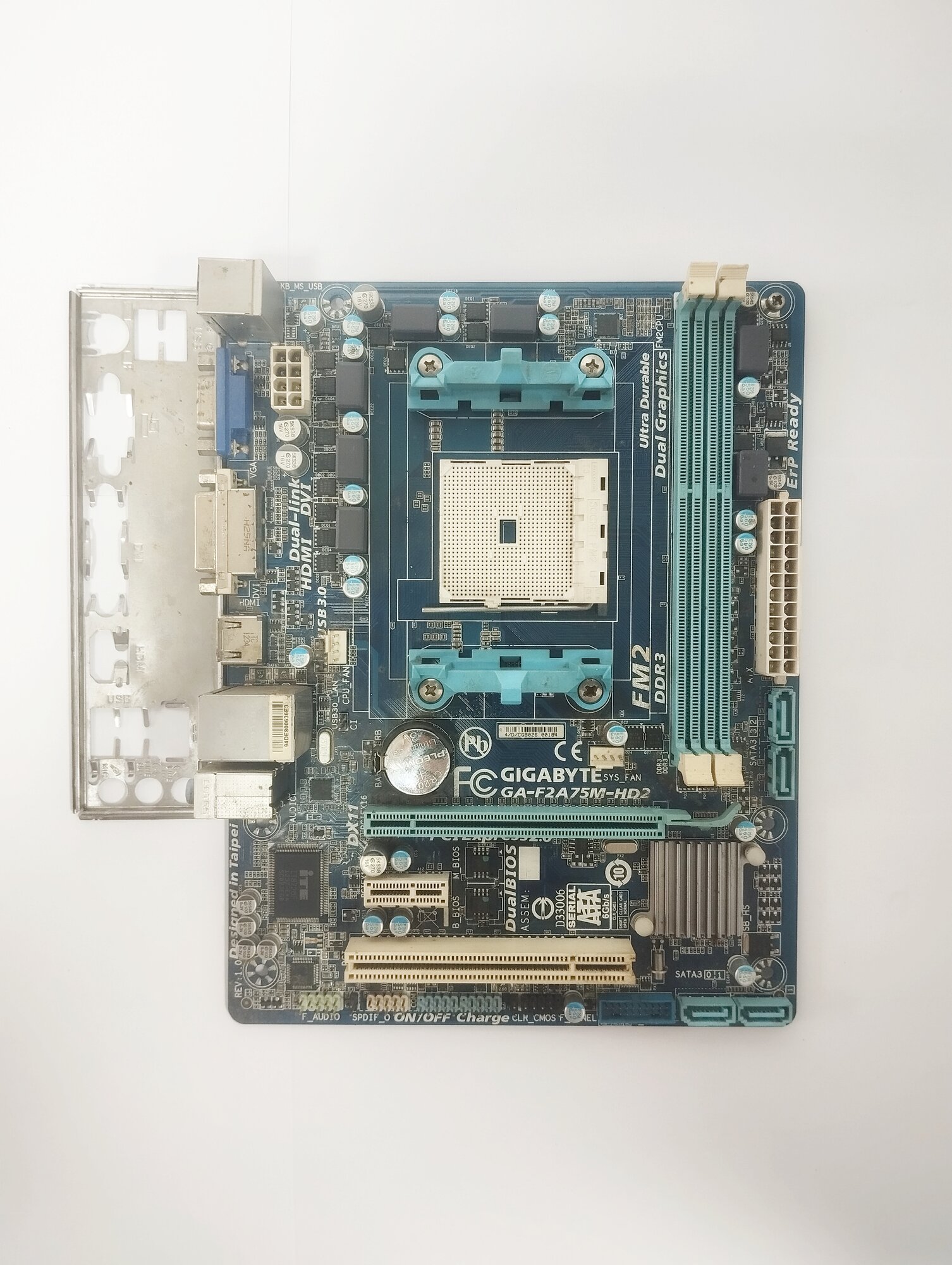 Материнская плата Gigabyte GA-F2A75M-HD2 FM2, 2xDDR3, Micro-ATX