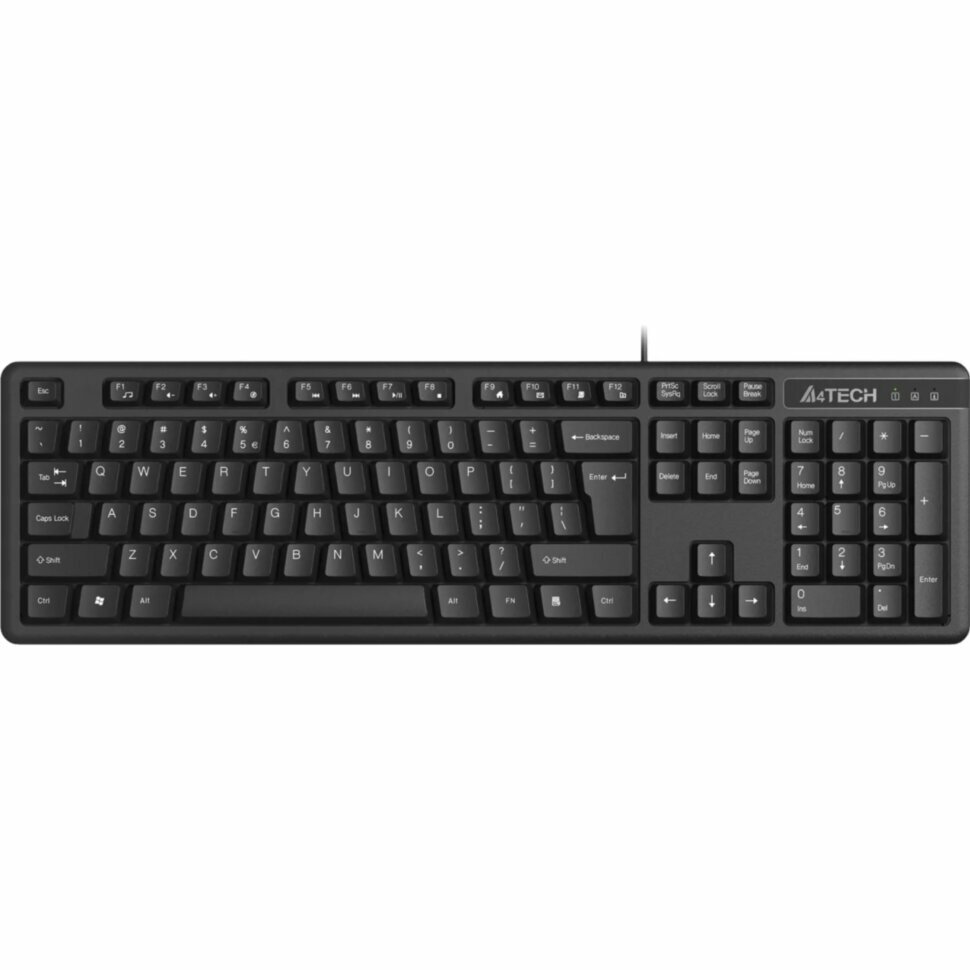 Клавиатура A4Tech KKS-3 черный USB, 1895404