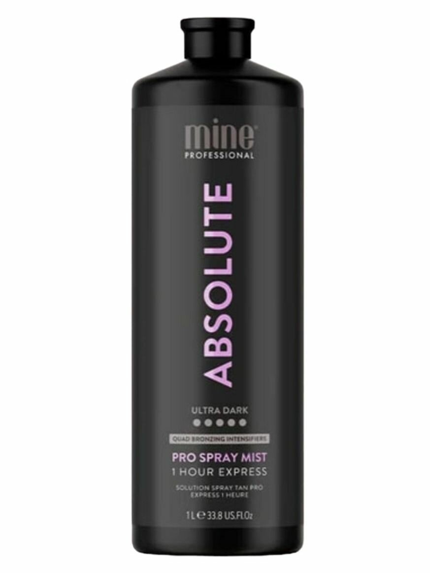 MineTan / Лосьон для моментального загара Absolute Pro Spray Mist 16% DHA 1000 мл