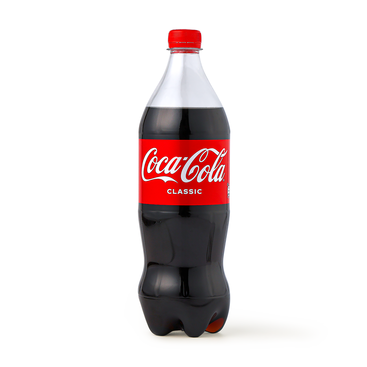 Напиток Coca-Cola Classic, газированный, 1 л, пластиковая бутылка