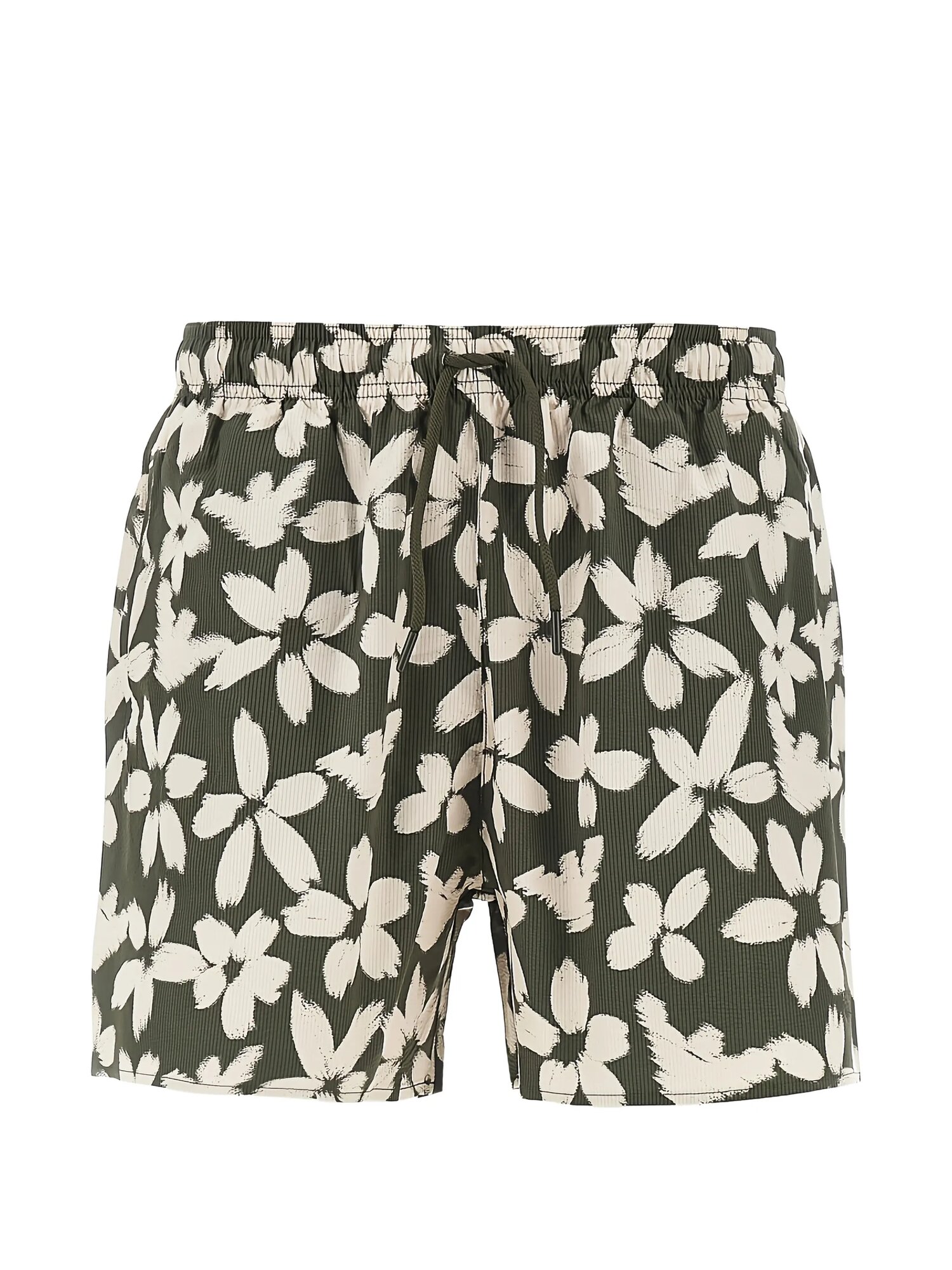 Шорты для плавания Floral-print drawstring swim shorts