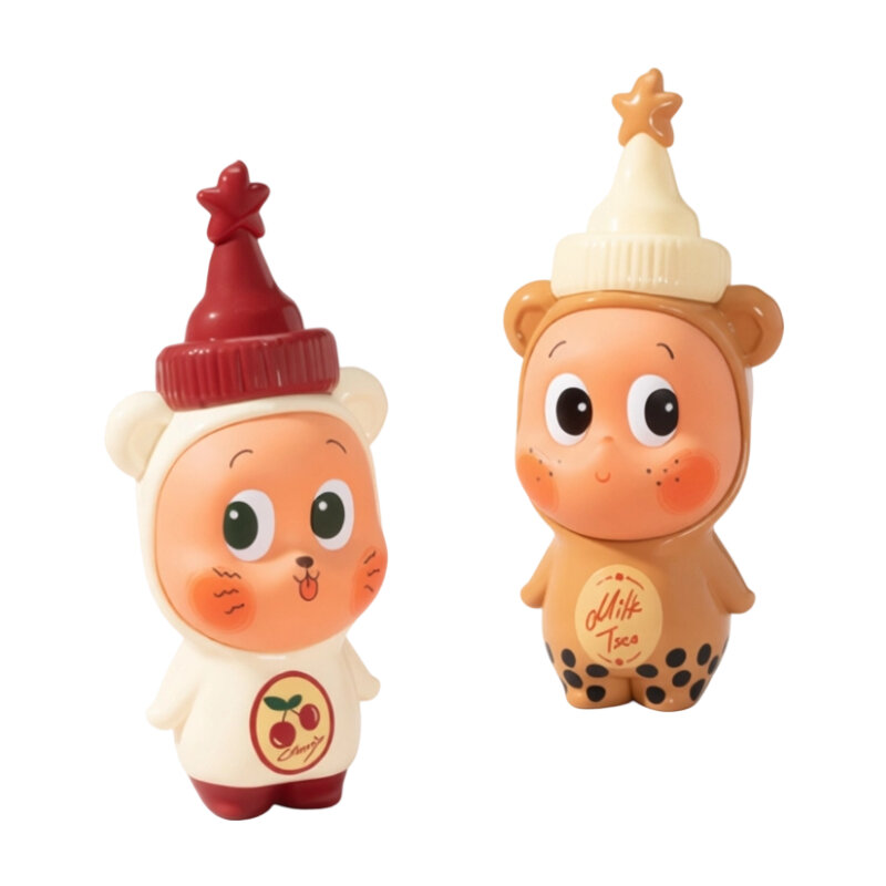 POP MART Звезды Жемчужный Молочно-чайный Черри Чай со льдом Прозрачный Слепой бокс на карточке