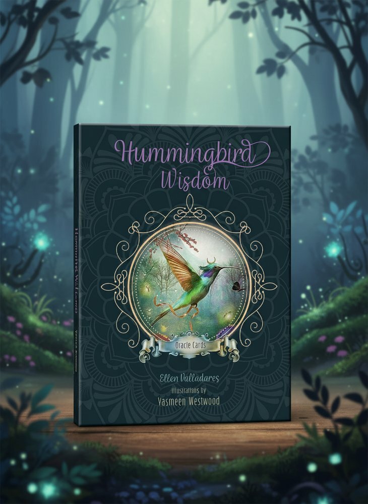 Карты Таро "Hummingbird Wisdom Oracle Cards" Red Feather / Оракул мудрости колибри 63520 RED Feather