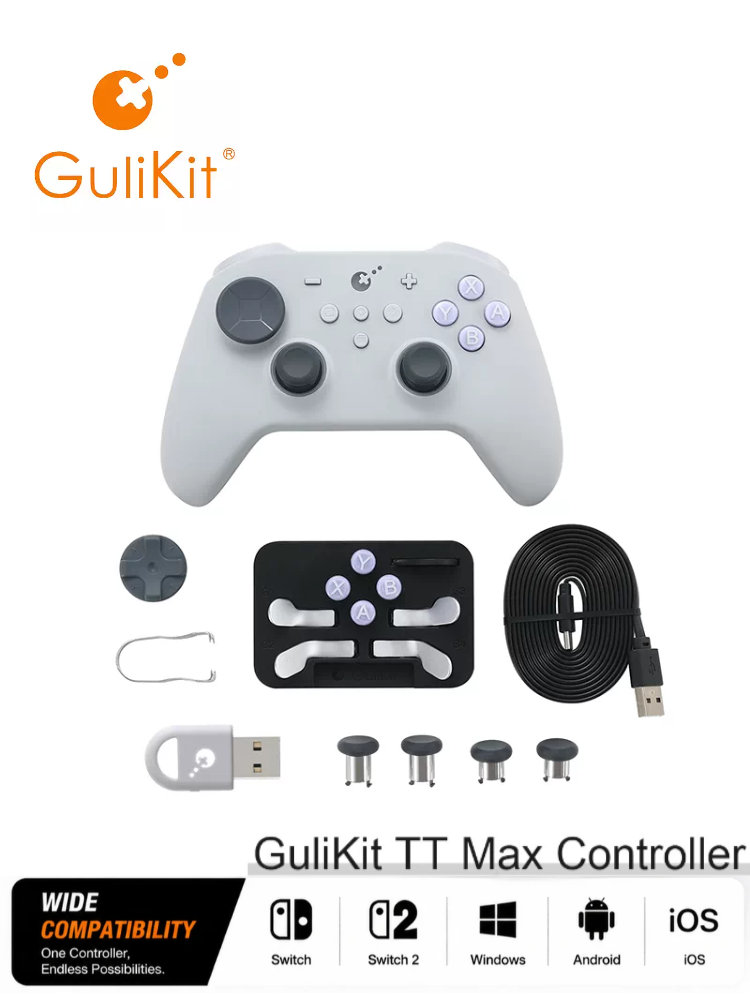 GuliKit TT MAX NS69 Беспроводной игровой контроллер для Switch 1/2 PC Android iOS