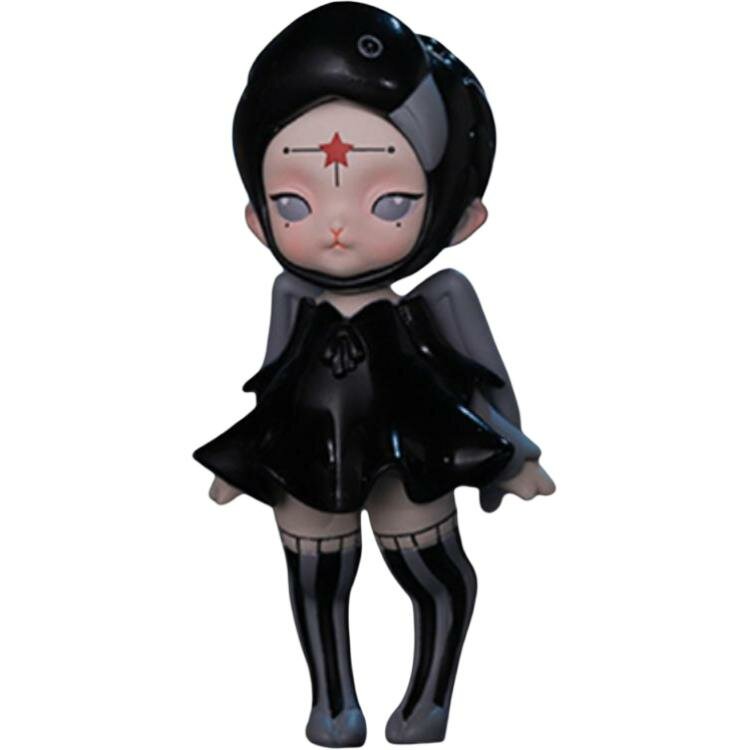POP MART Ayla Bunny из коллекции Animal Fashion Apparel Mystery Box, Confirmed-Black Crow (Open)