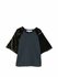 Футболка Stain Shade Patchwork raglan-sleeve T-shirt, размер M, blue