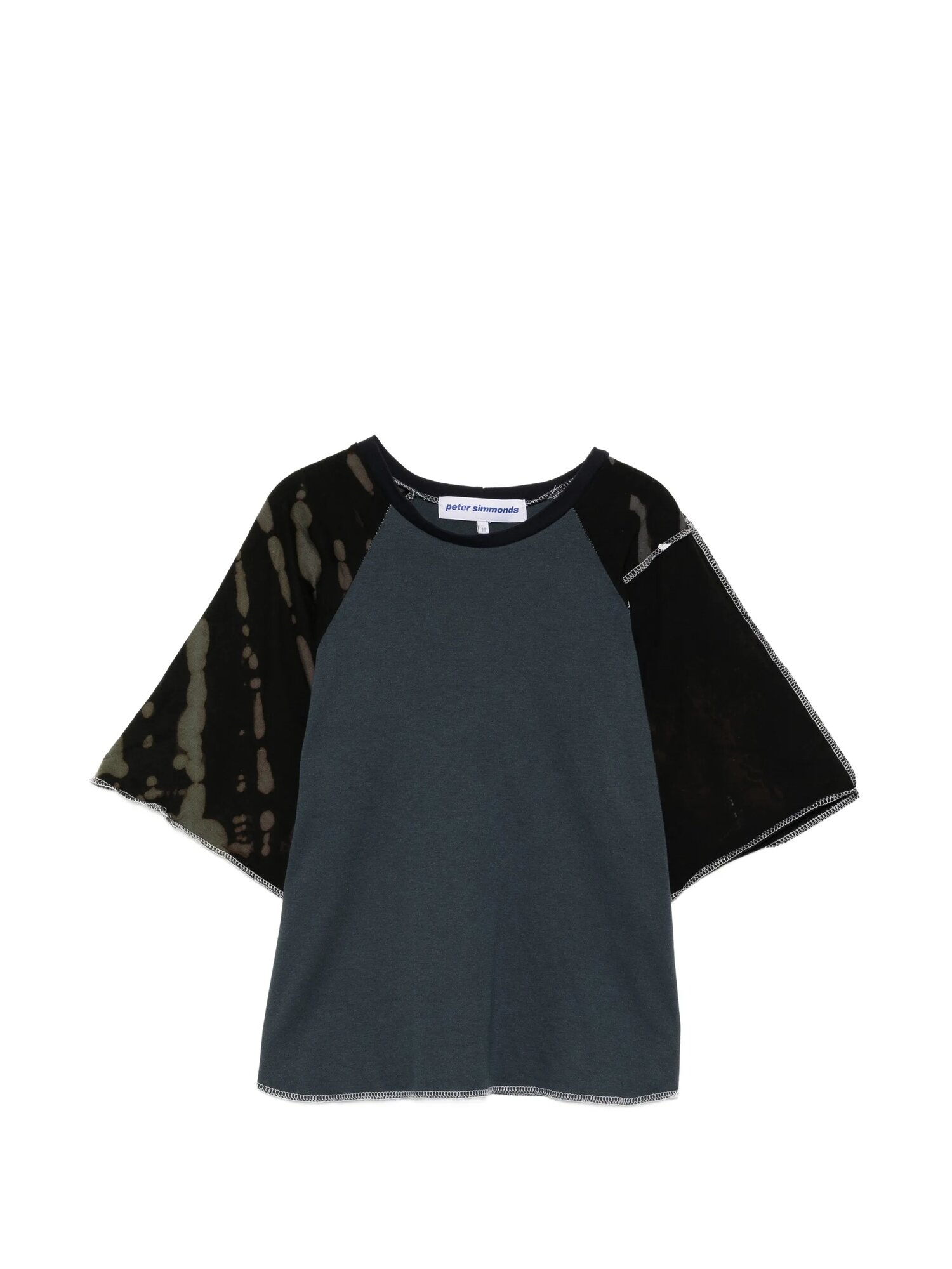 Футболка Patchwork raglan-sleeve T-shirt