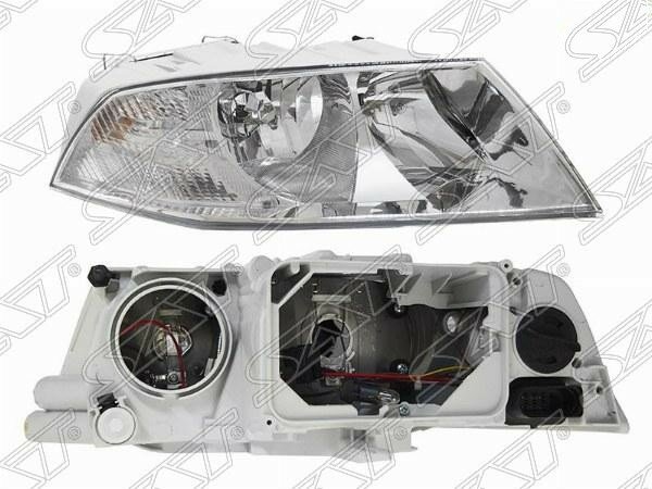Фара SAT ST-665-1111R Skoda Octavia 04-09 справа/ Галоген/ Ручная регулировка