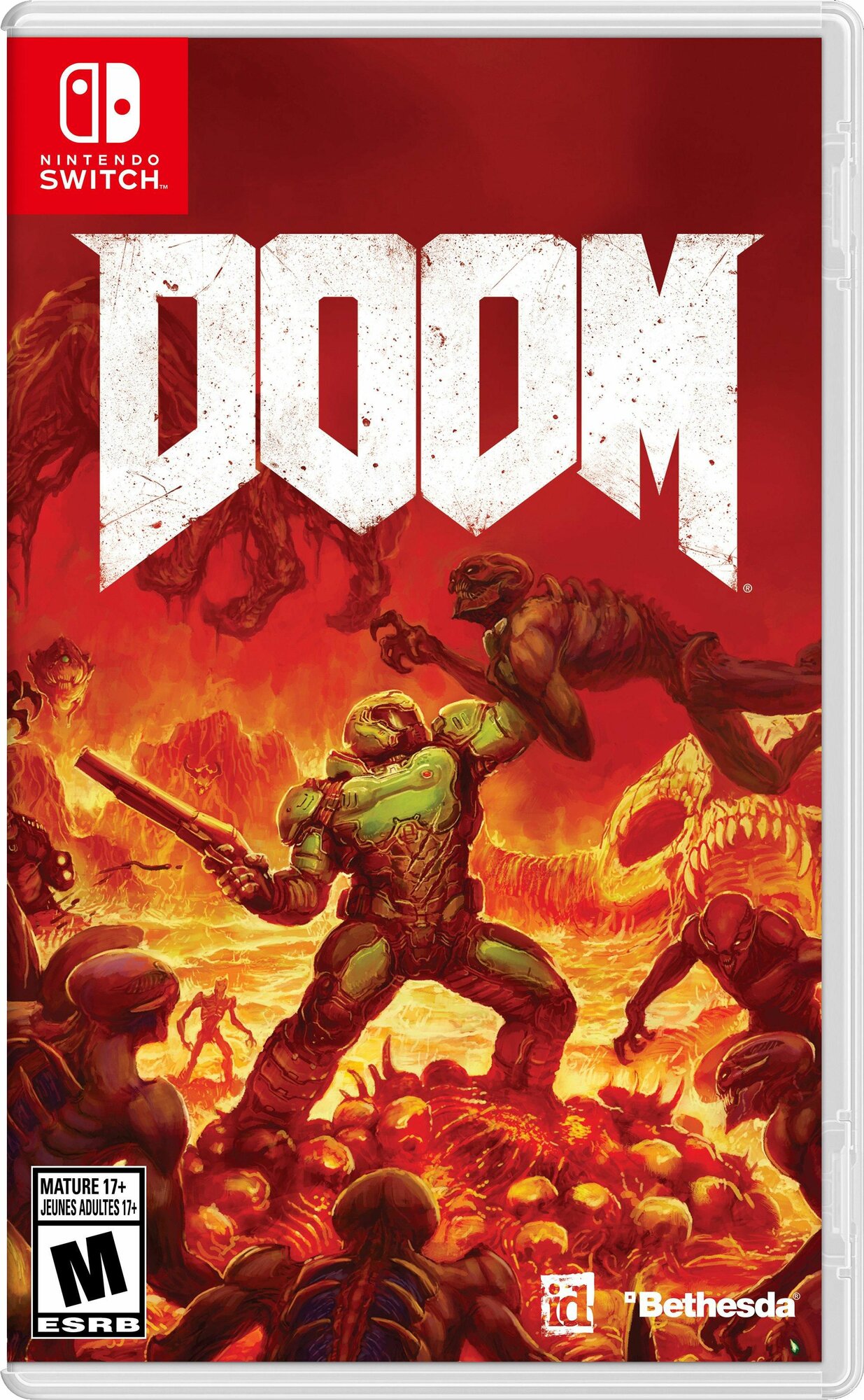 Игра Doom для Nintendo Switch 1/2, цифровая версия, оффлайн режим игры