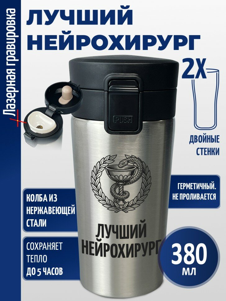 Термокружка "Лучший нейрохирург"