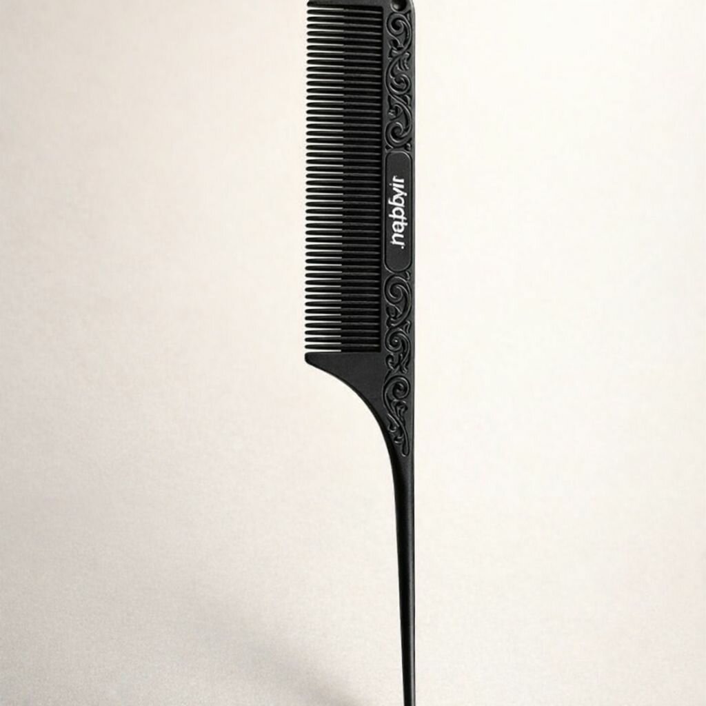 Расческа BARBER алюминий 214 мм