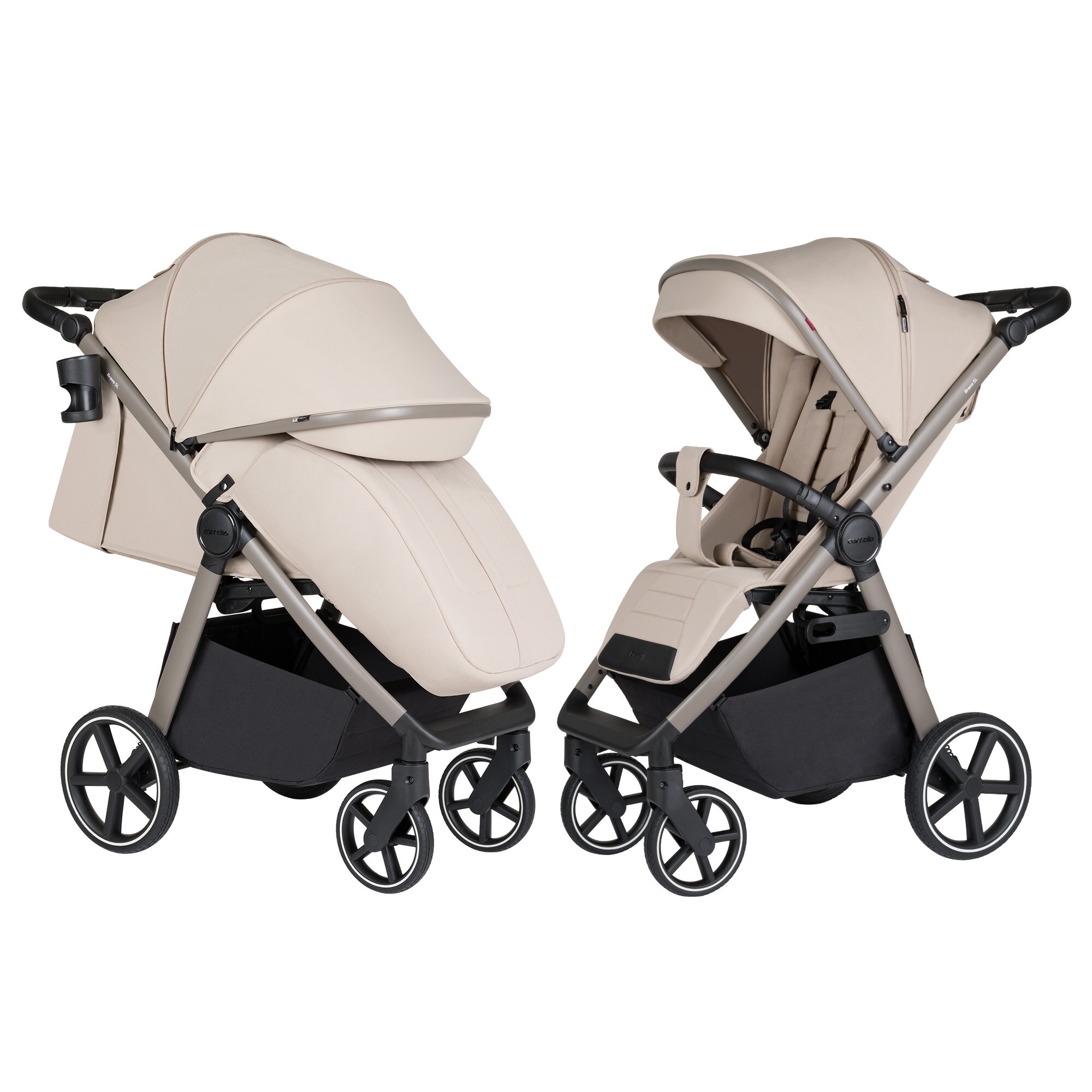 Коляска прогулочная Carrello Bravo SL Deluxe CRL-5520 Shale Beige