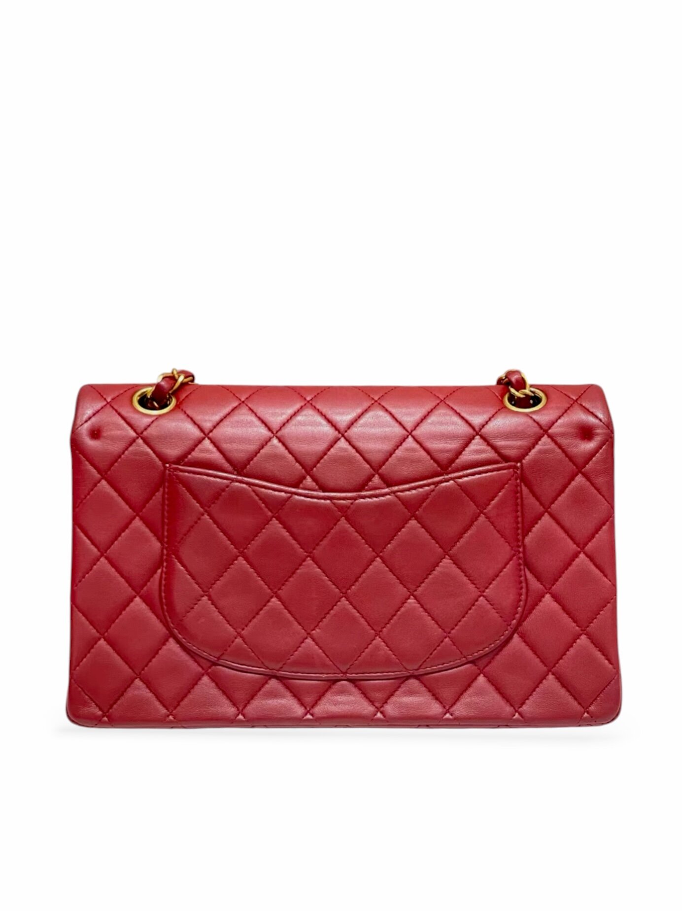 Сумка кросс-боди Chanel, фактура гладкая, бордовый — фото 1