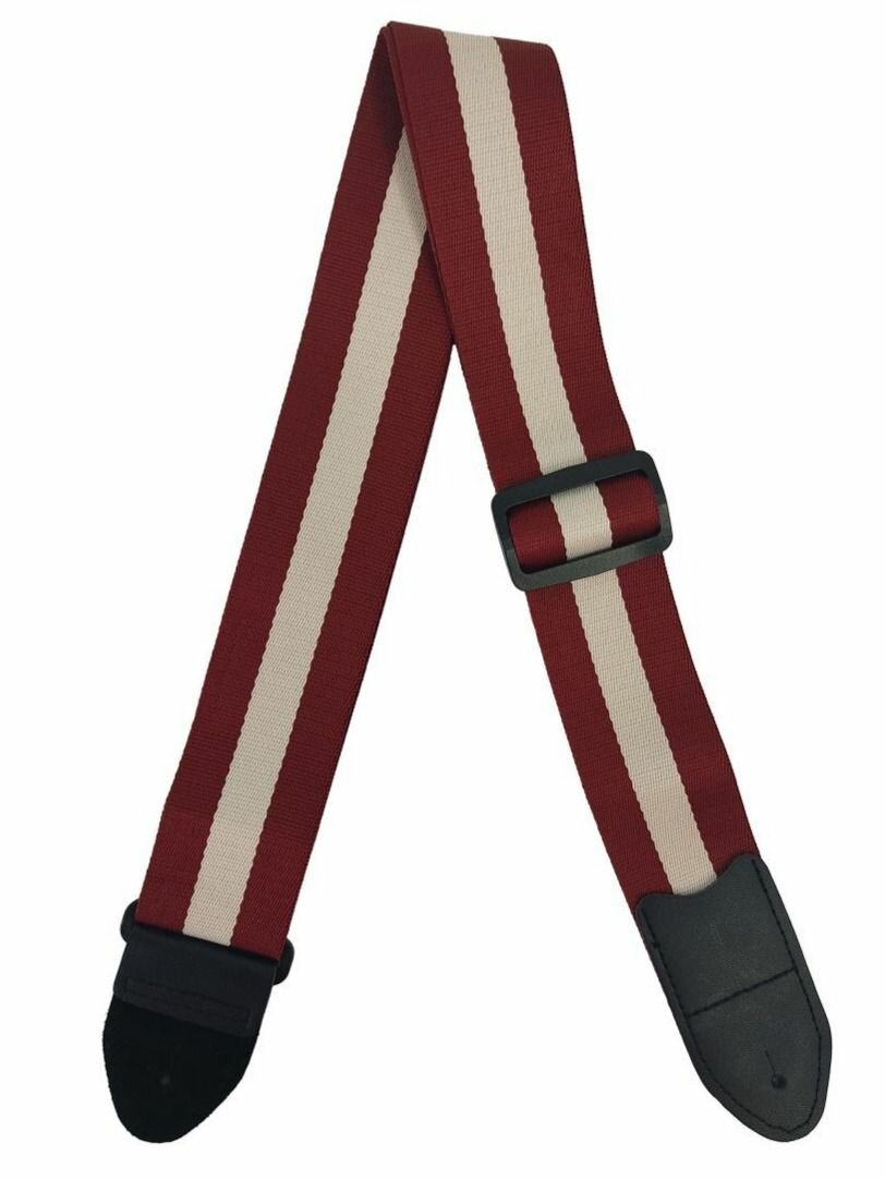 Ремень для гитары BaggZ G-strap-3R из прочной ткани, наконечники из кожи — фото 1