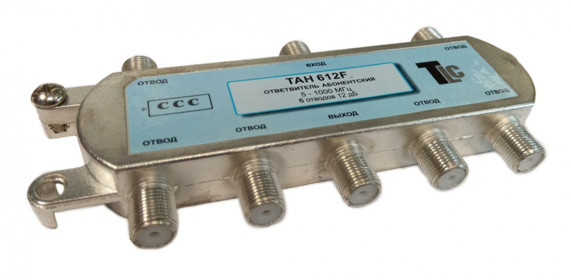 Ответвитель на 6 отводов RTM TAH 612F (5 - 1000 МГц)