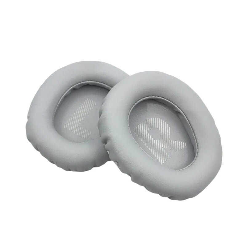 Амбушюры кожаные для наушников JBL Quantum 100 OOTDTY White grey
