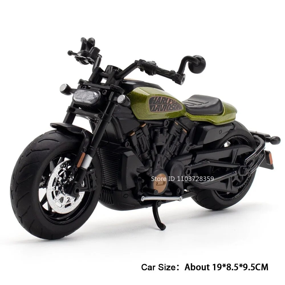 Мотоцикл Harley-Davidson Sportster 1:12, Sportster Green