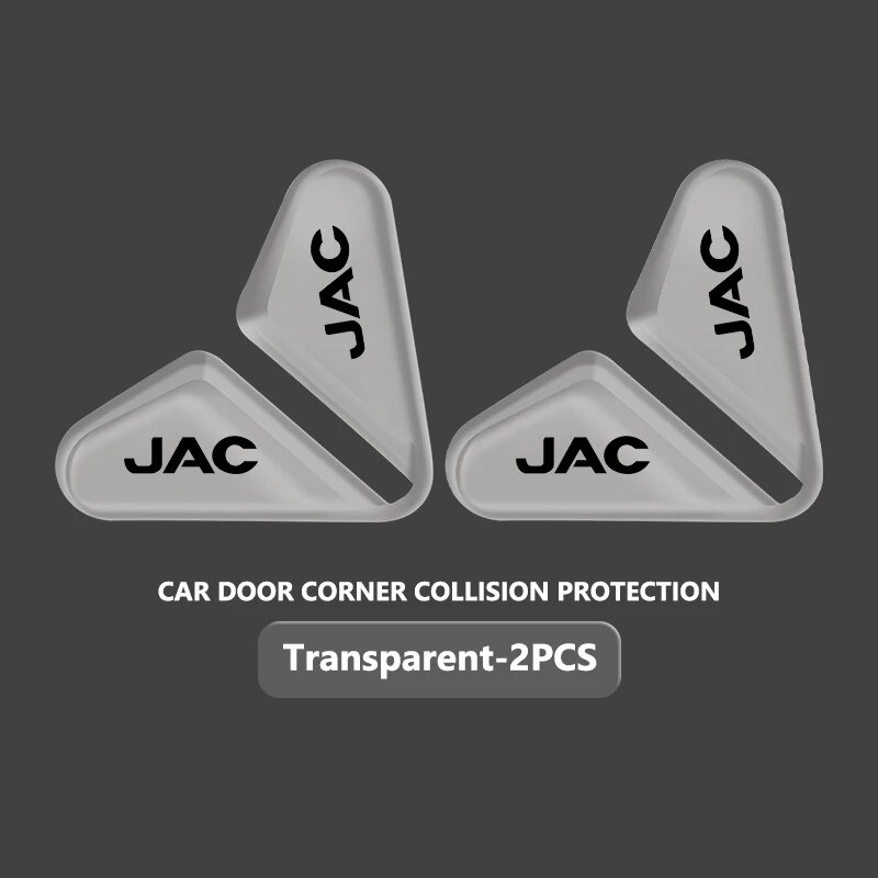 Защита углов дверей автомобиля JAC, прозрачная, 2 шт