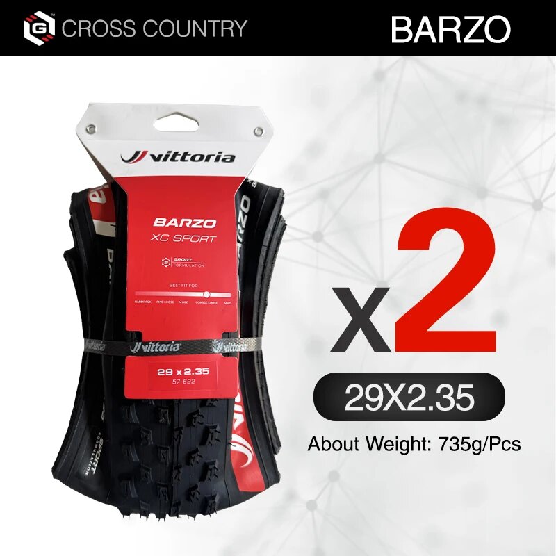 Vittoria Barzo XC Sport 29x2.35 MTB шина (2шт)
