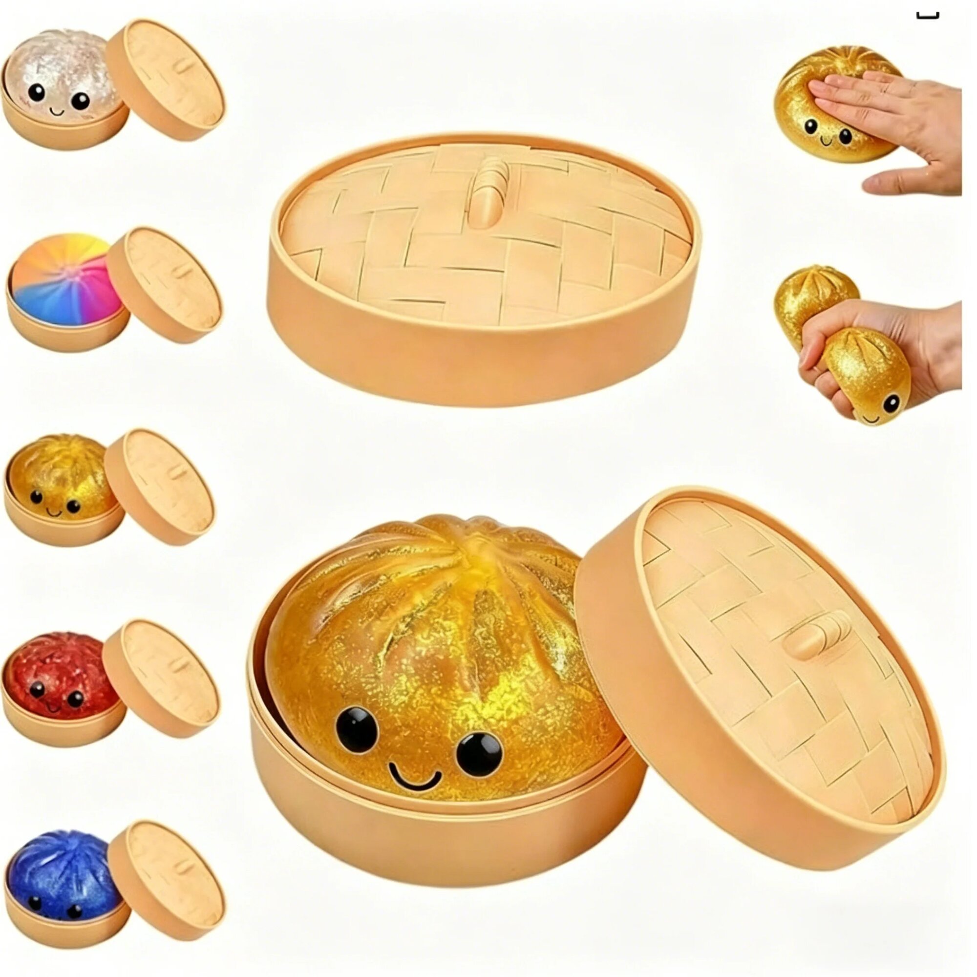 Антистресс пельмень GOLD Gold
