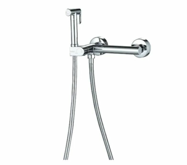 Гигиенический душ со смесителем ( латунь) HAIBA HB5514 цвет-хром.