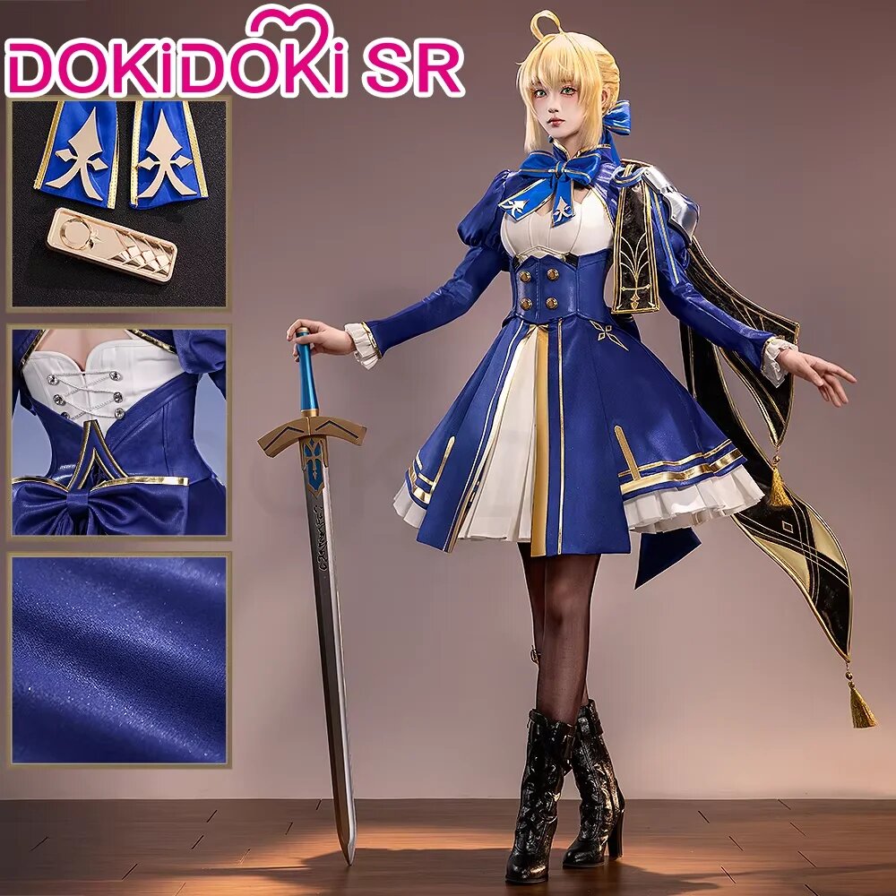 Костюм Сэйбер для косплея, L, Honkai: Star Rail x Fate