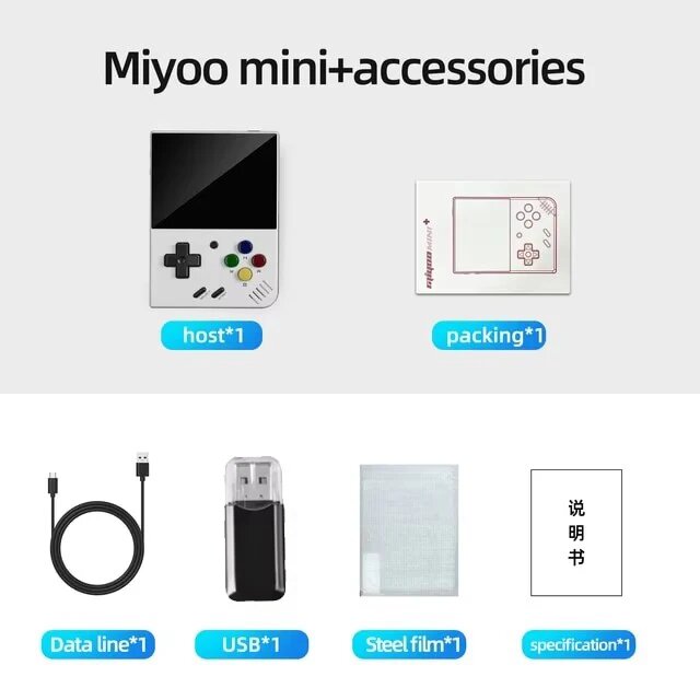 MIYOO Mini Plus портативная игровая консоль