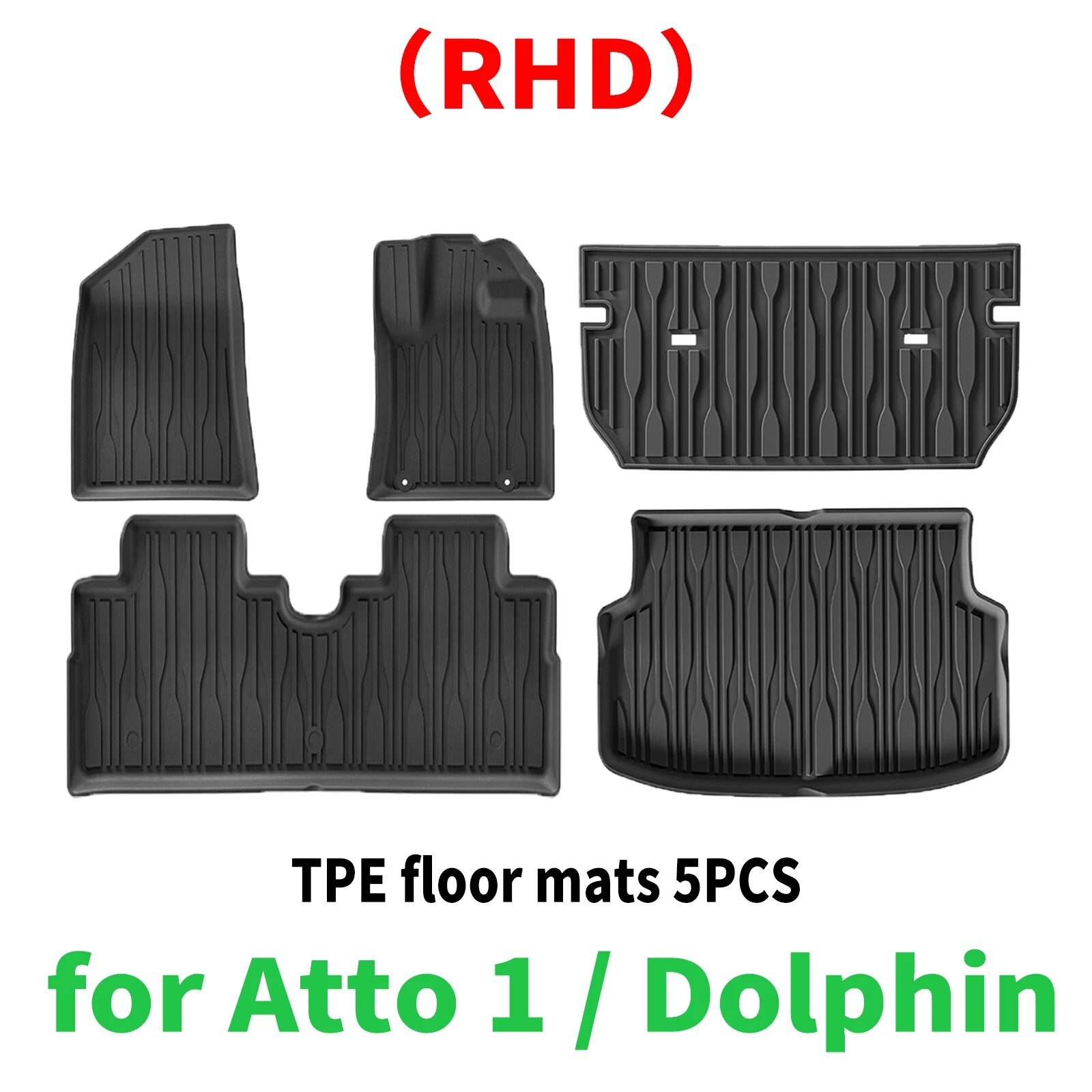 Для BYD Dolphin Surf Dolphin Mini ATTO 1 Atto1 Seagull 2026 2027 индивидуальные коврики TPE на все сезоны
