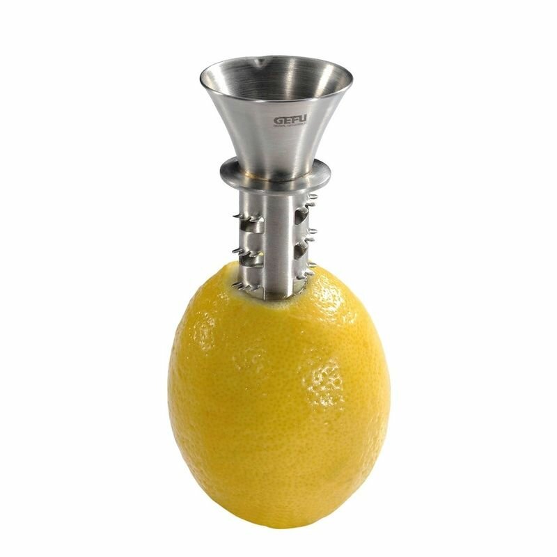 Соковыжималка-дозатор Gefu Citronello - для цитрусовых, из нержавеющей стали, размер 4,1 см x 6,8 см - Гефу G-12485