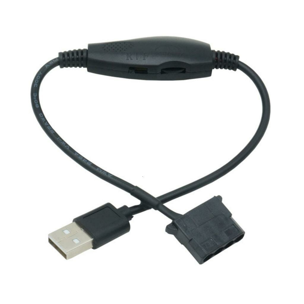 USB-адаптер для вентилятора 4-pin, Большой 4-КОНТАКТНЫЙ