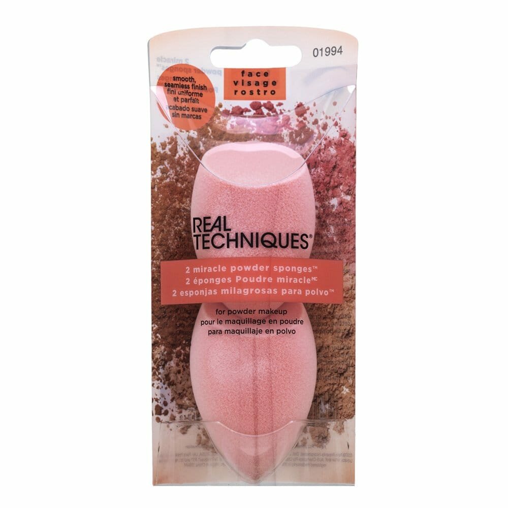 Спонж косметический Real Techniques Miracle Complexion Powder Sponge 2 pcs