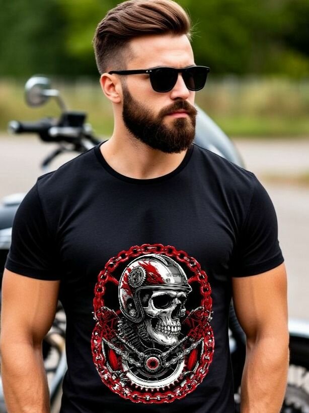 Футболка череп