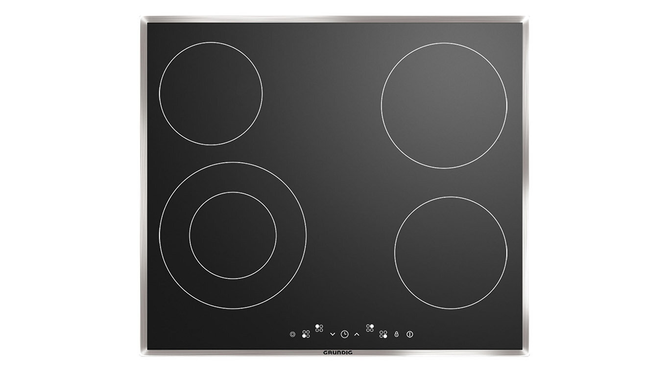 Стекло керамическое от варочной поверхности GRUNDIG 190264345 (582х512мм, снято с гарантийной техники)