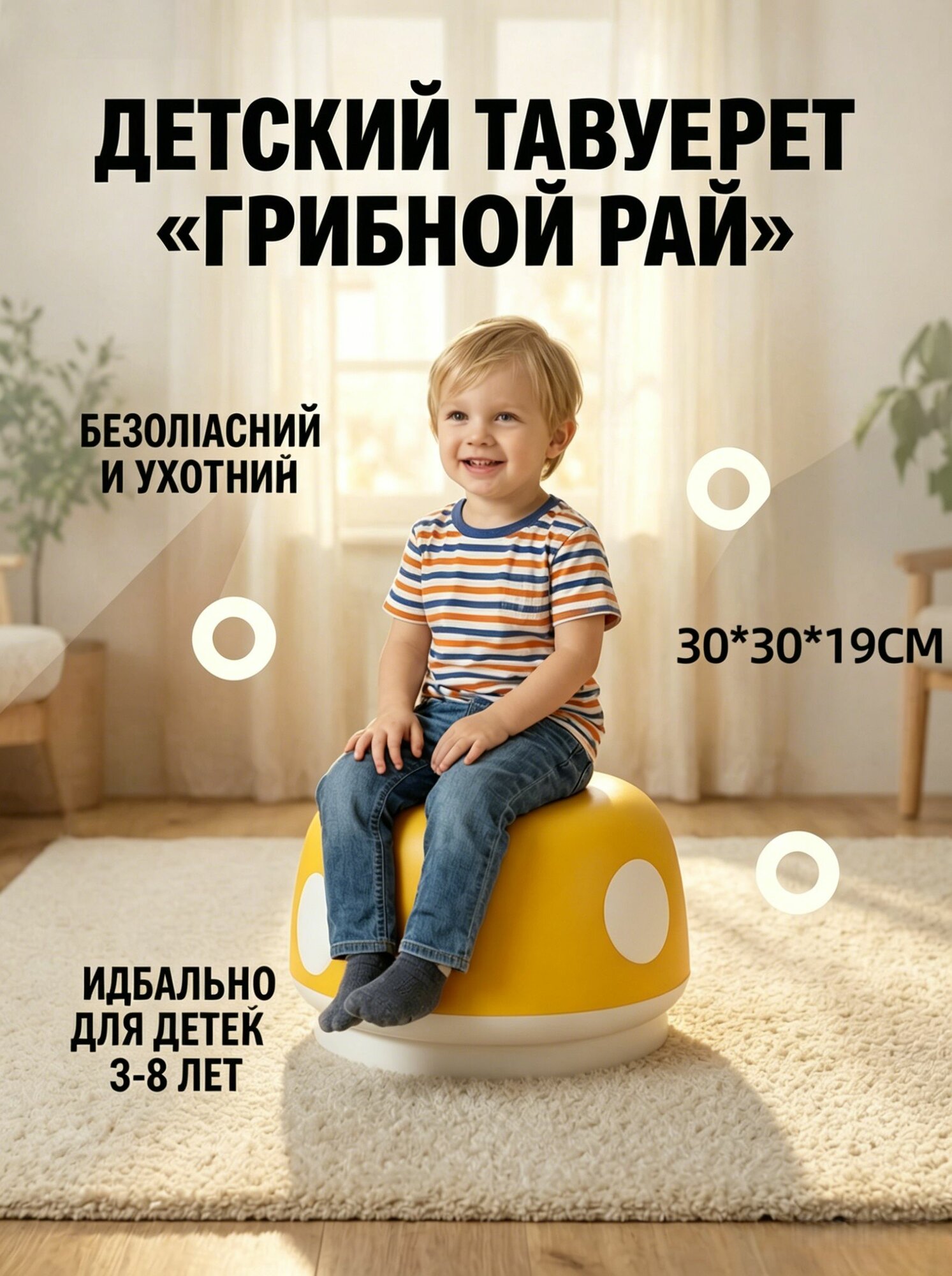 Детский стул,30х19см
