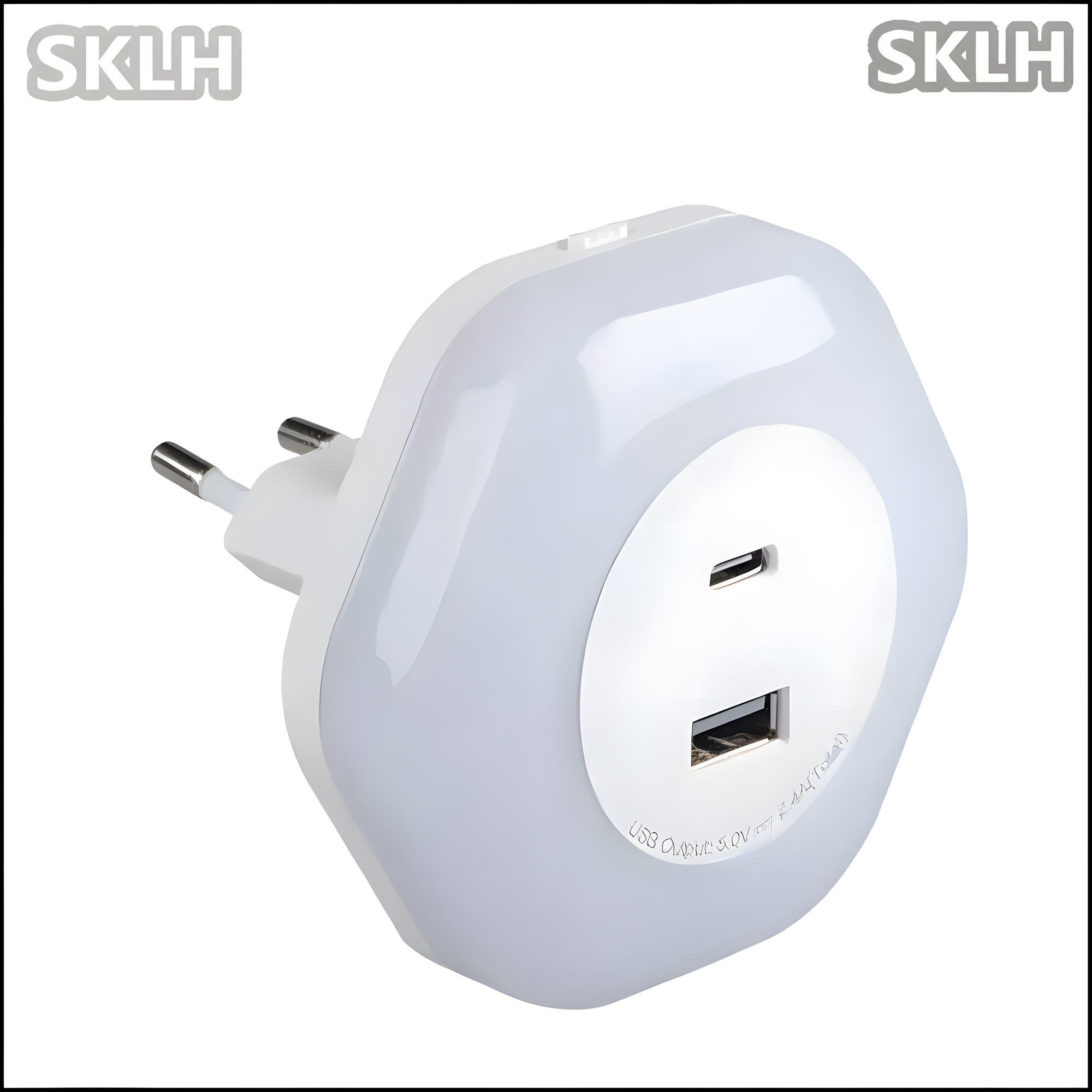 С зарядным устройством USB Type-C зарядный фонарь индукционный ночник - европейская спецификация