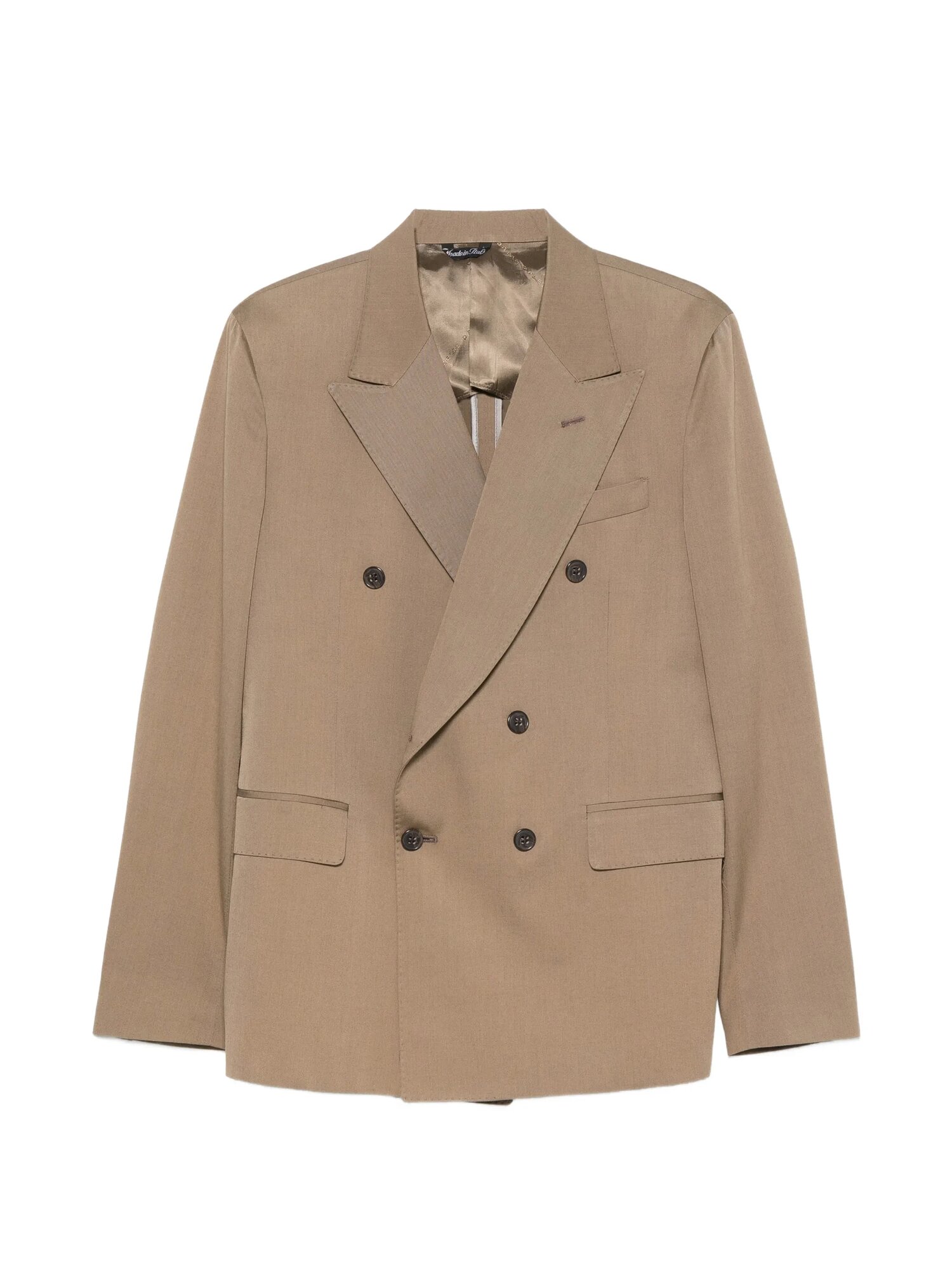 Пиджак Double-breasted peak-lapel blazer