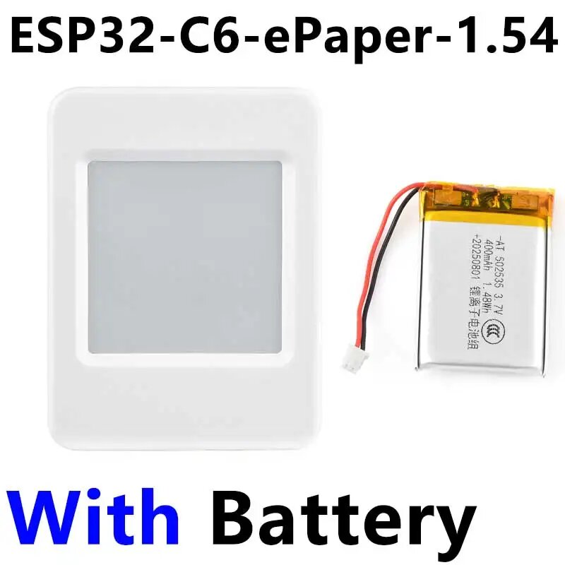 Waveshare ESP32-C6 плата разработки с e-Paper экраном 1.54" ESP32-C6-ePaper-1.54