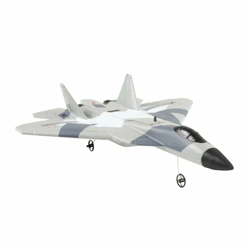 1 комплект истребителя Су-57 с двухканальной моделью самолета с неподвижным крылом, самолет с дистанционным управлением-одна батарея