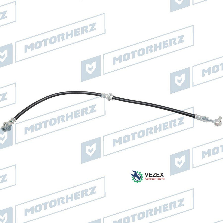 MOTORHERZ HBF0064 шланг тормозной! передний \ Nissan Qashqai 1.6/2.0 07>