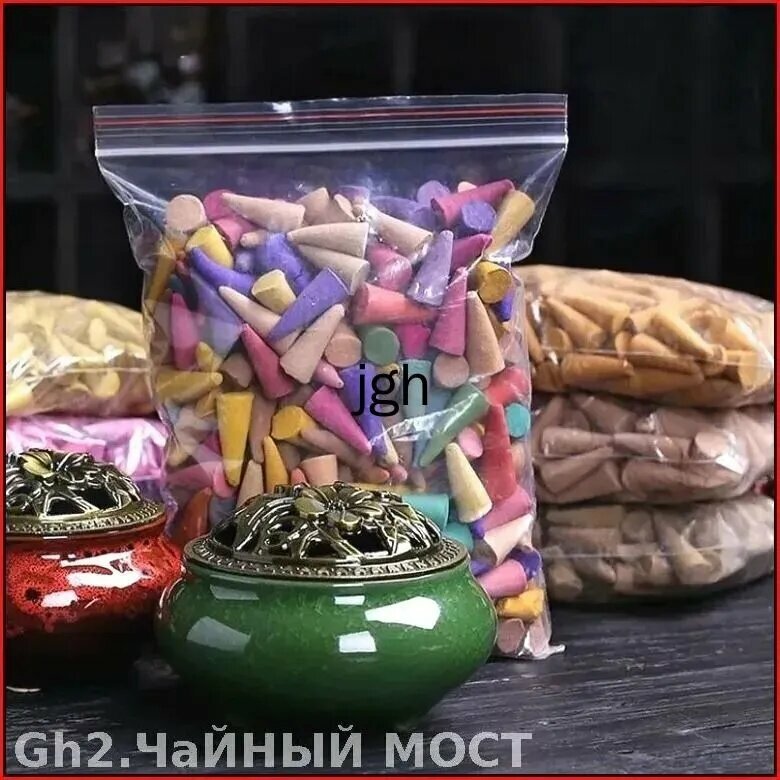 Эксклюзивная коллекция ароматических палочек Примерно Пагода из 60 конусов для создания атмосферы и медитаций