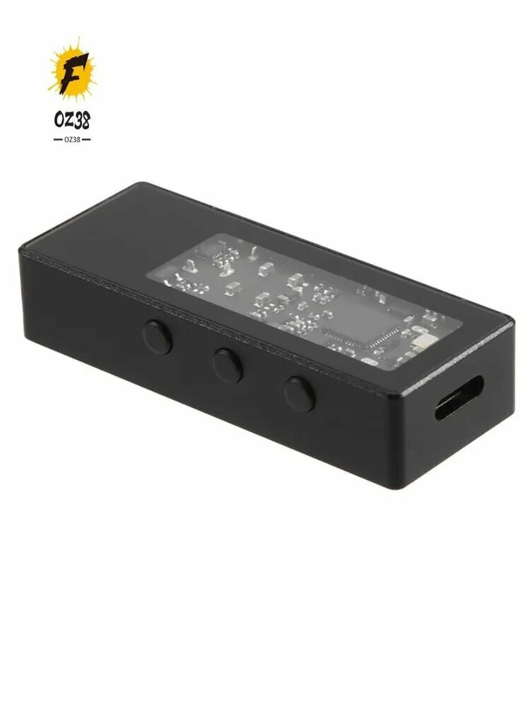 W9(A R Q K) Аудиодекодер Type-C CT7601PR+ES9039Q2M, Малогабаритный ЦАП, Черный